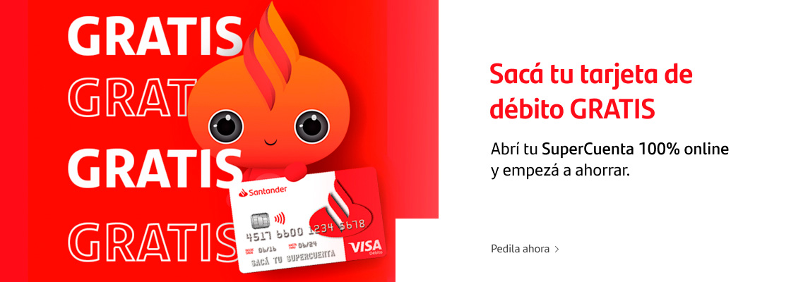Recibí tu regalo del Banco Santander - Finguru